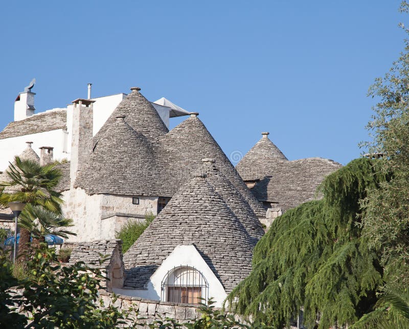 Traditional Trulli houses stock photo. Image of historic - 84154100