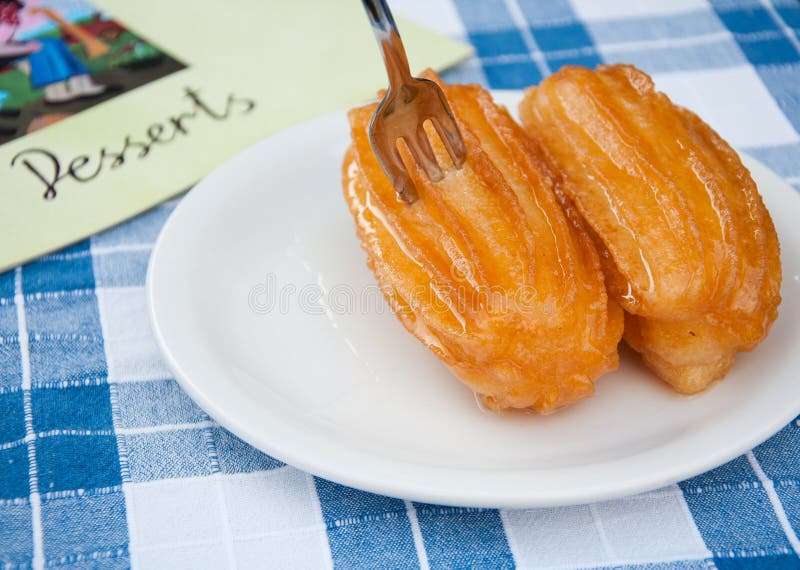 Traditional tulumba stock image. Image of food, meal - 21434217