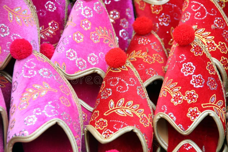 Traditional Turkey shoes stock image. Image of accessory - 21268027