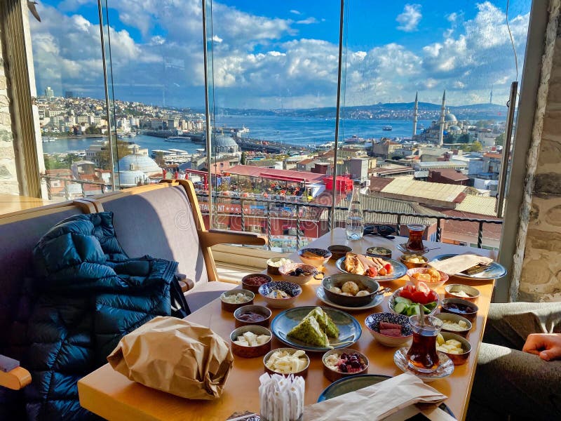Istanbul breakfast stock photo. Image of brunch, harbor - 293170458