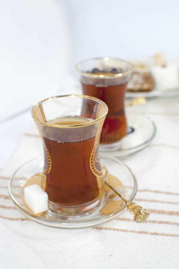 Traditional turkish chai stock photo. Image of turkish - 24999784