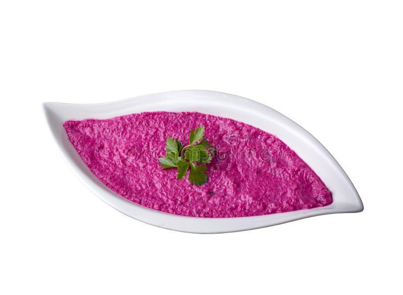Traditional Turkish Cuisine Beetroot Appetizer, Pink Sultan, Beet Paste ...