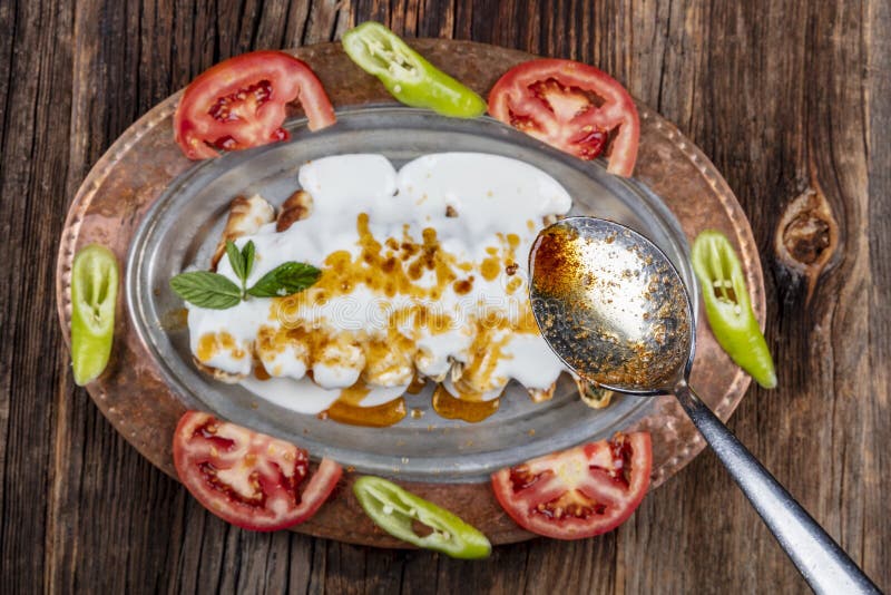 Beyti is a Turkish Dish Consisting of Ground Beef or Lamb, Grilled on a ...