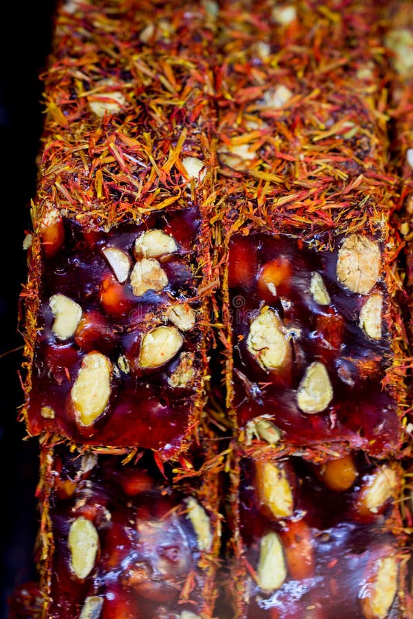 Traditional Turkish Delight Lokum Candy Stock Image - Image of locum ...