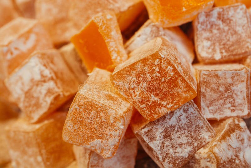 Traditional Turkish Delight Lokum Candy Stock Image - Image of eastern ...