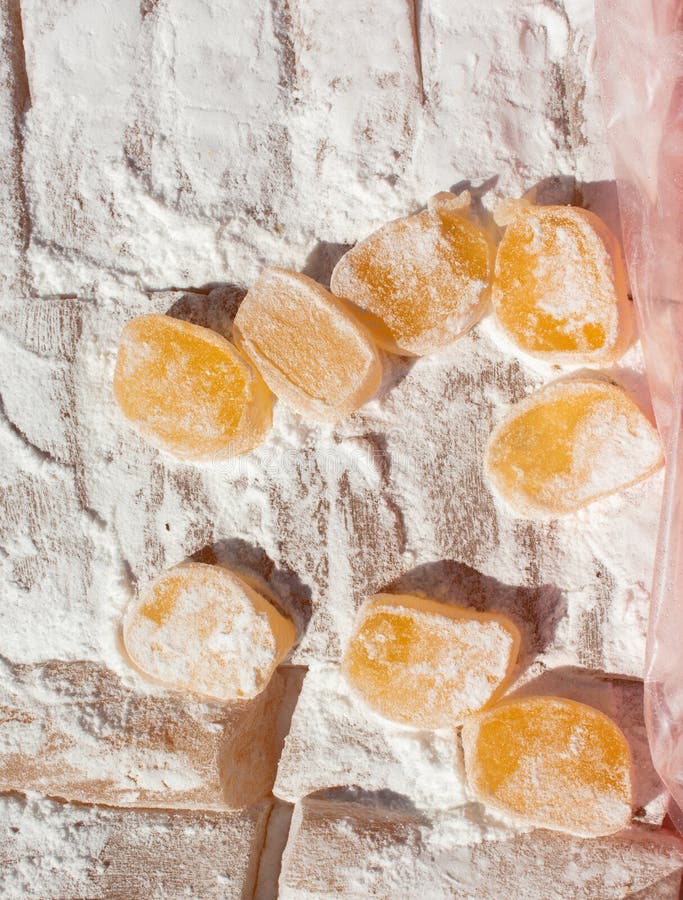 Traditional Turkish Delight Lokum Candy Stock Photo - Image of ...