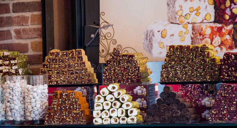 Traditional Turkish Delight Rahat Lokum Editorial Photo - Image of ...
