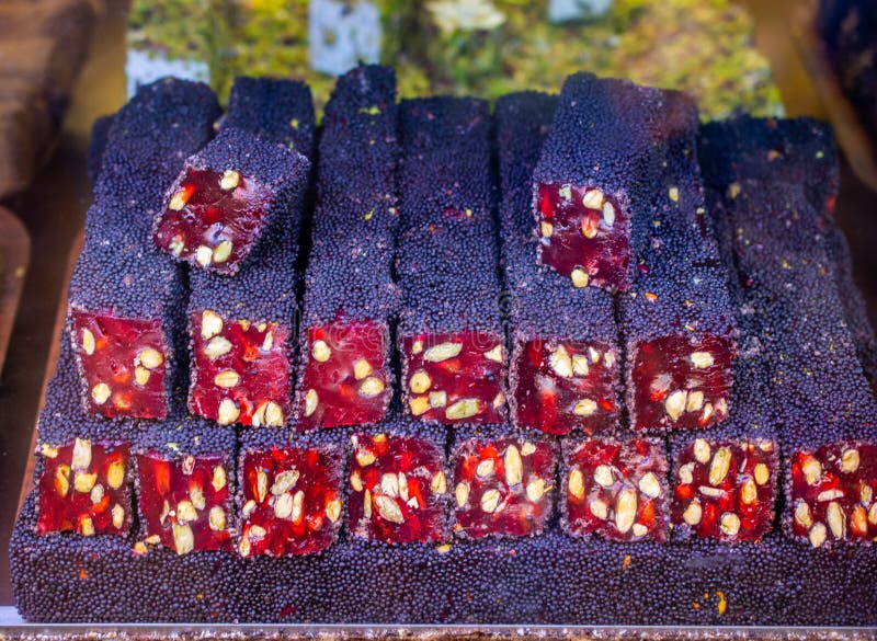 Traditional Turkish Delight, Soft Candy Stock Photo - Image of gourmet ...