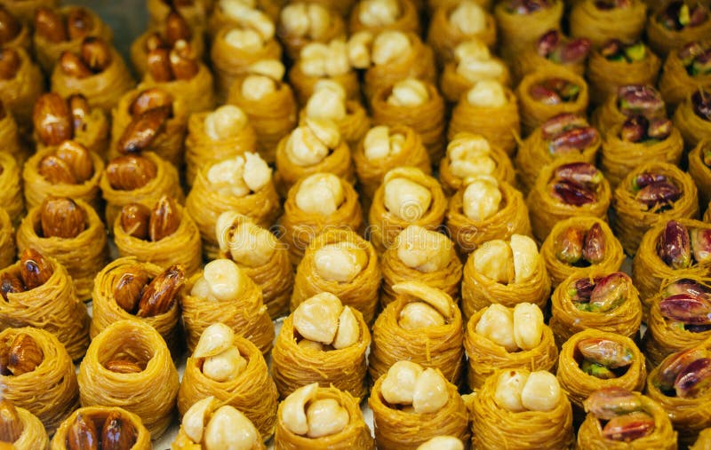 Traditional Turkish Dessert Stock Image - Image of delights, sweet ...
