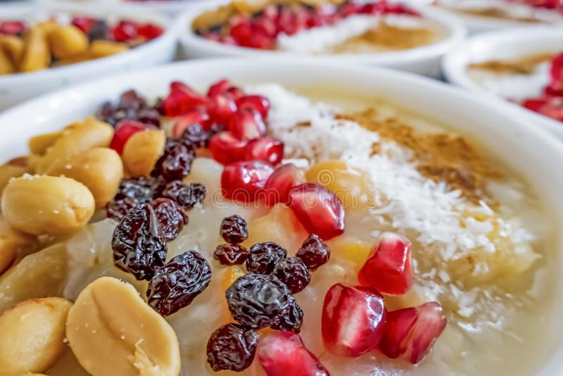 Traditional Turkish Dessert,Asure Stock Image - Image of noah, muharram ...