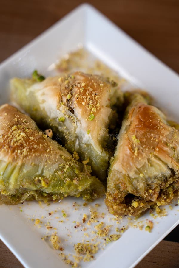 Traditional Turkish Dessert Baklava Stock Image - Image of dish ...