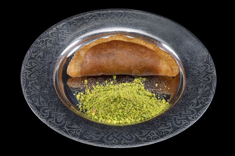 Traditional Turkish Dessert Called Arab Kadaif or Tas Kadayif. Turkish ...