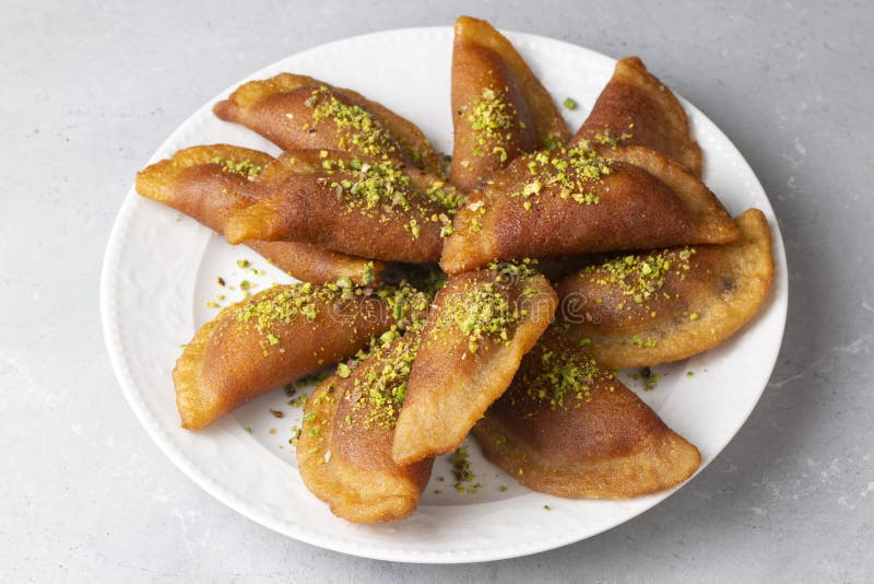 Traditional Turkish Dessert Tas Kadayif Stock Image - Image of ramadan ...