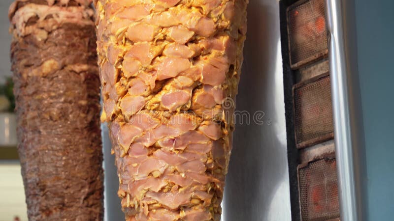 Traditional Turkish Doner Kebab Meat. it Also Knowns As Shawarma Stock ...