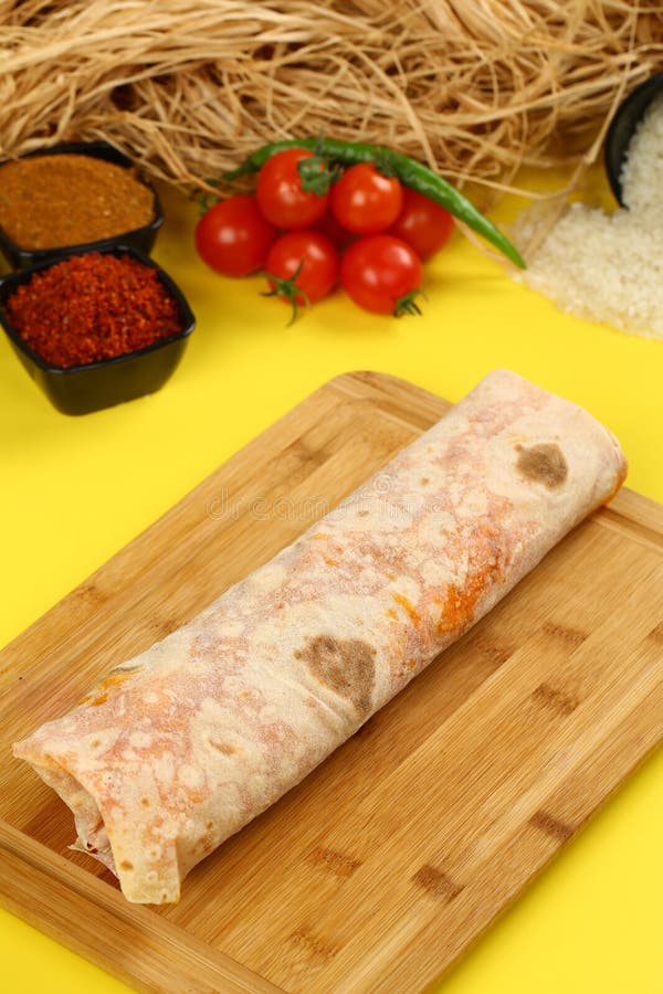 Traditional Turkish Durum, Wrap Stock Photo - Image of culture, dish ...
