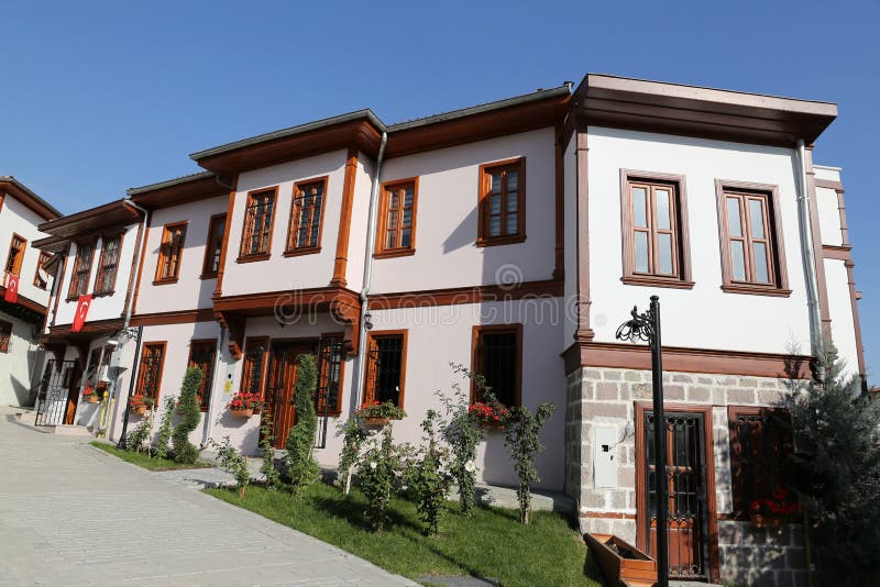 Traditional Turkish House in Ankara City Stock Image - Image of ...