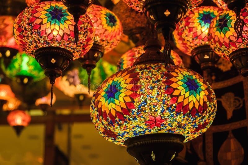 Traditional Turkish Lamp Decoration Stock Photo - Image of culture ...