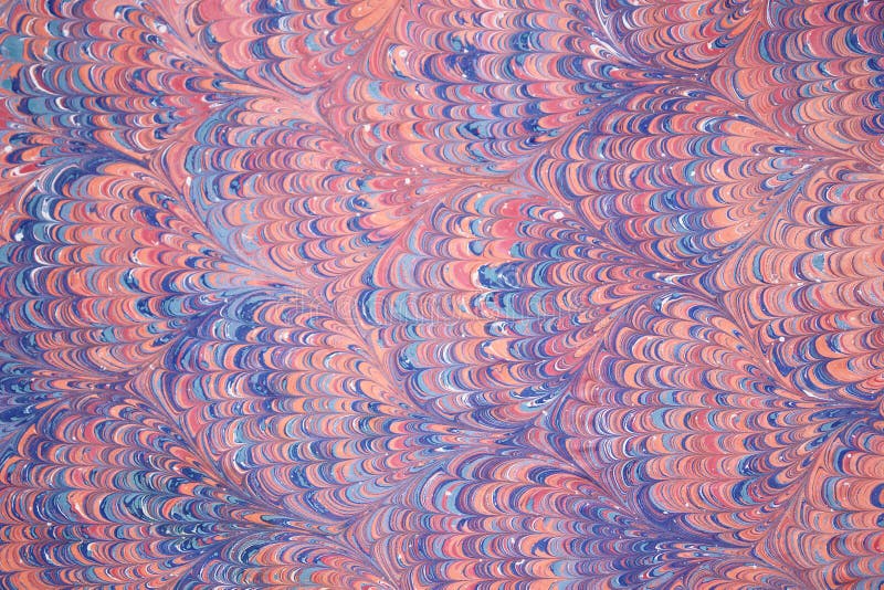 Turkish Marbled Paper Artwork Background Stock Image - Image of brown ...