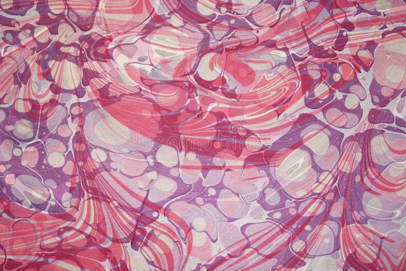 Traditional Turkish Marbled Paper Artwork Stock Photo - Image of ...