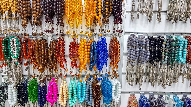 Traditional Turkish Rosary Tesbih and Colorful Bead Stock Image - Image ...