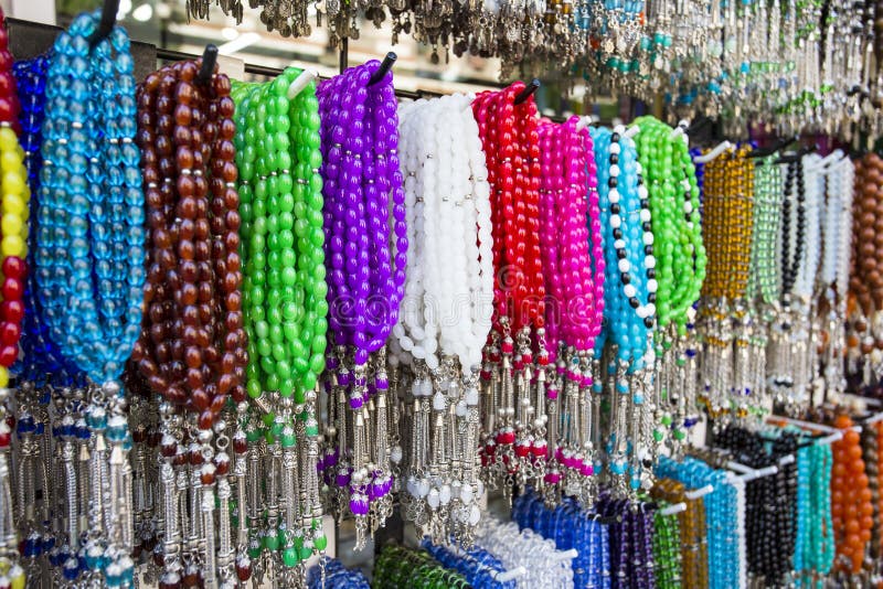 Traditional Turkish Rosary Tesbih and Colorful Bead Stock Photo - Image ...