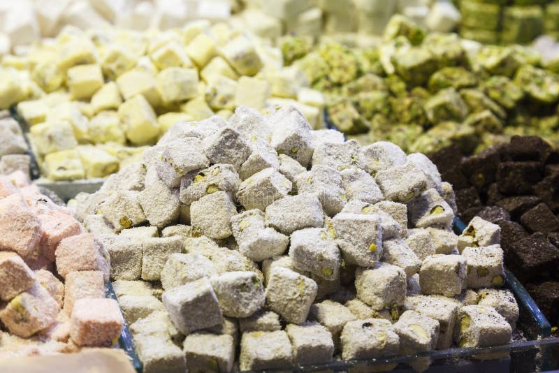 Traditional Turkish sweets stock image. Image of confection - 36937041