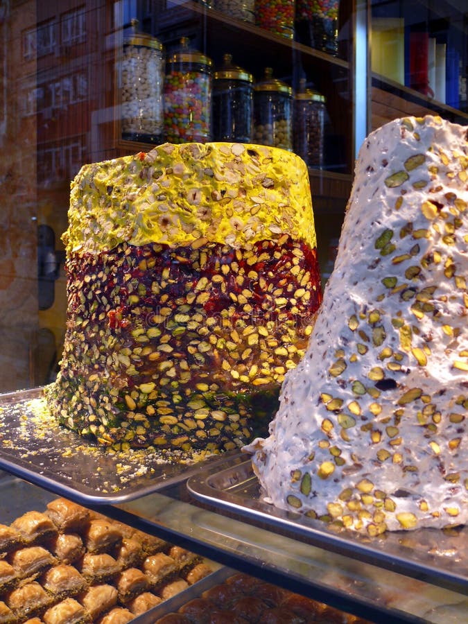 Traditional Turkish Sweets in Istanbul Stock Image - Image of delicious ...