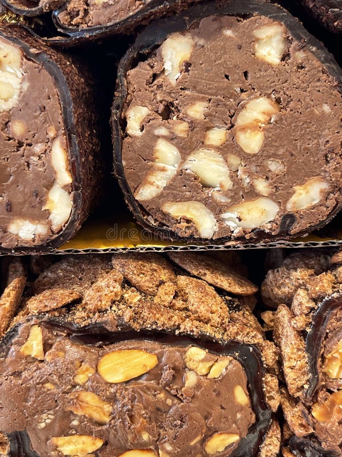 Traditional Turkish Sweets, Slices of Turkish Delight Close Up View ...