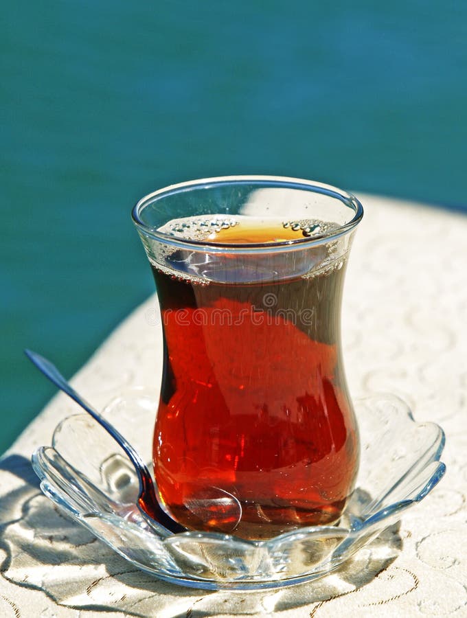 Tea turkish populer stock image. Image of hello, spoon - 832923