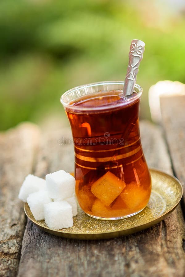 Traditional Turkish tea stock image. Image of pleasure - 62030885