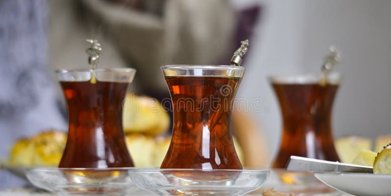 Traditional Turkish tea stock image. Image of steeped - 184893777