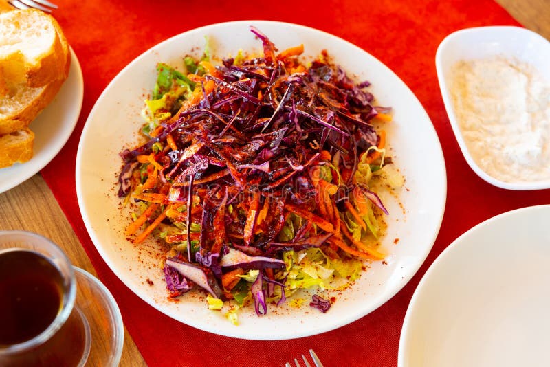 Turkish Vegetable Dish. Served before Main Courses Stock Image - Image ...