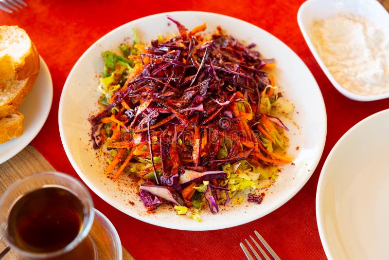 Turkish Vegetable Dish. Served before Main Courses Stock Image - Image ...