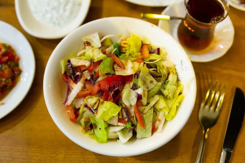 Turkish Vegetable Dish. Served before Main Courses Stock Photo - Image ...