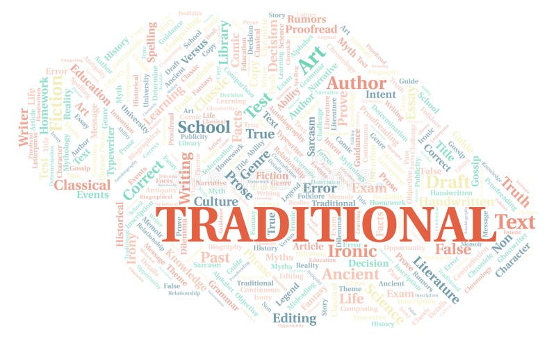 Traditional Word Text Logo Icon with Red Circle Design Stock ...