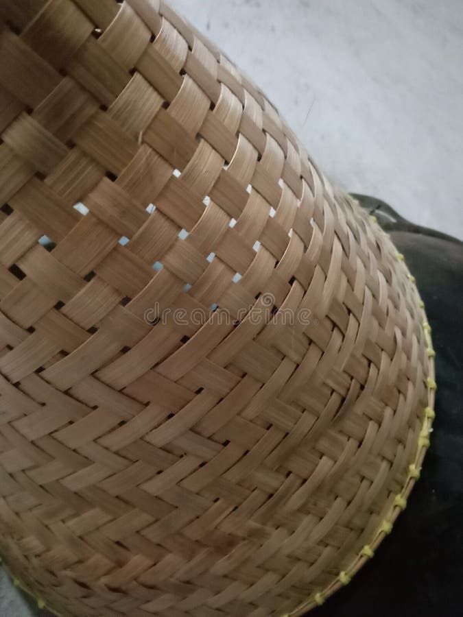 Traditional Utensil Made of Woven Bamboo for Cooking Stock Photo ...