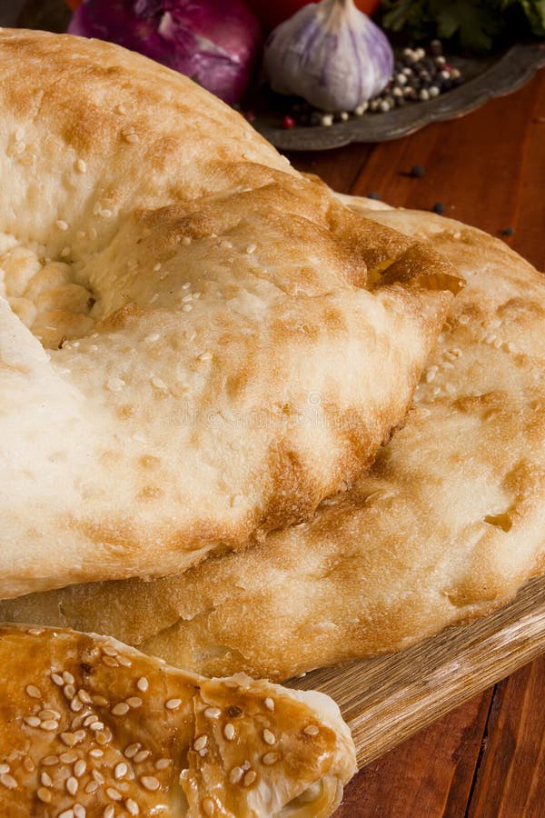 Traditional Uzbek Flatbread Stock Photo - Image of eastern, meal: 76112858