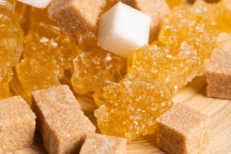 Traditional Uzbek Navat Sugar, Cane Sugar and Refined Sugar. Stock ...