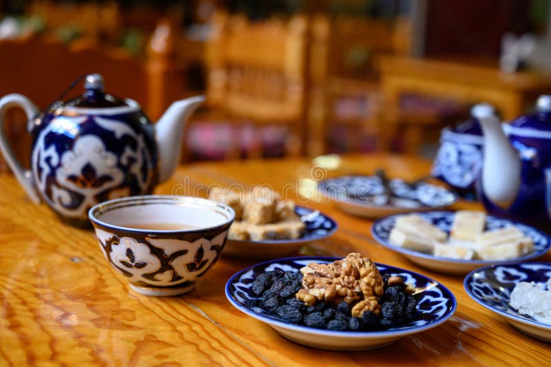 Uzbek tea stock image. Image of food, arabic, delicious - 252859003