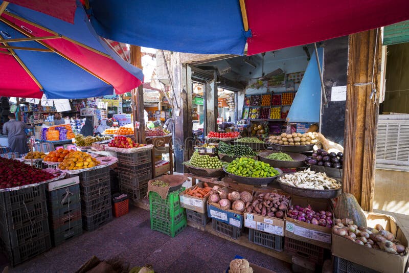 Vegetable market. Egypt stock photo. Image of grocery - 11923806