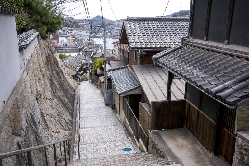 Traditional View of Stone Houses and Sights Stock Image - Image of ...