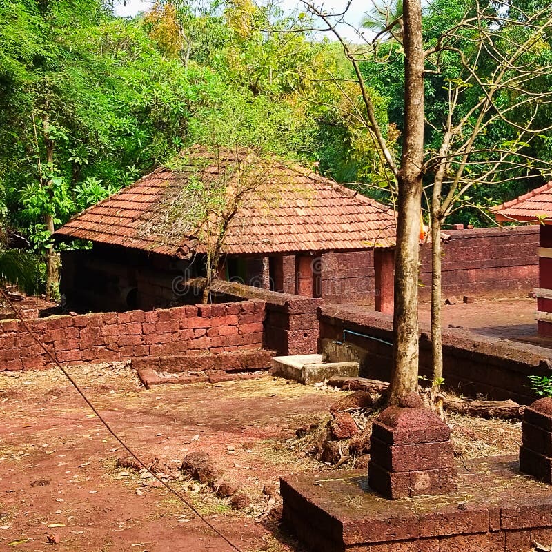 Traditional Village House in India Stock Photo - Image of area, trees ...