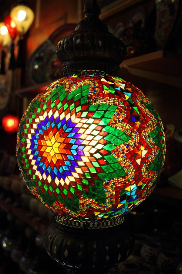 Traditional Vintage Turkish Lamps Stock Photo - Image of lantern ...