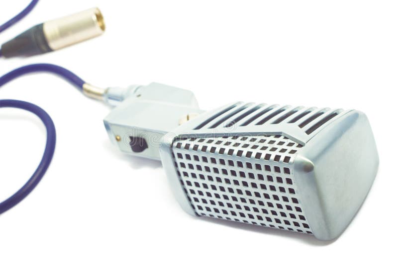 Traditional Vocal Microphone Stock Photo - Image of cord, vocal: 32201178