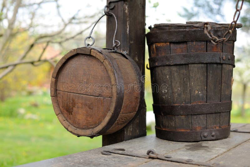 Traditional Water Containers Stock Photo - Image of crafts, utensil ...