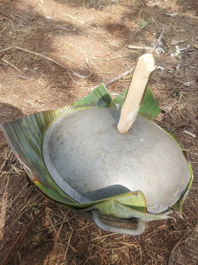 Traditional Way of Cooking Rice Stock Image - Image of vegetable ...