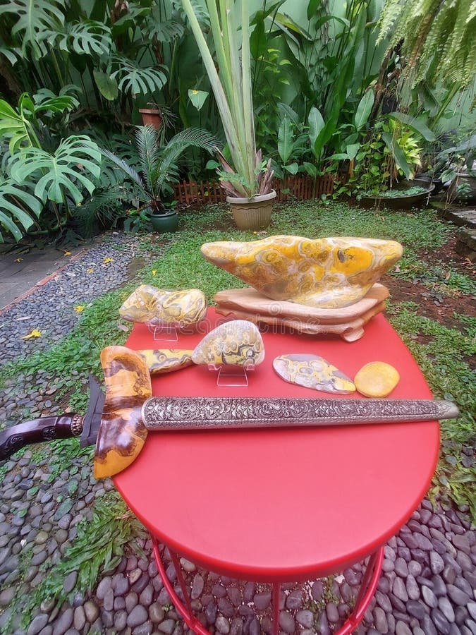 Traditional Weapons from the Indonesian Island of Java Stock Image ...