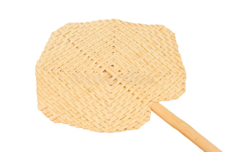 Traditional Weaved Fan Isolated White Background Stock Photos - Free ...