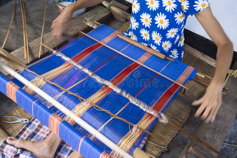 Traditional weaving loom stock image. Image of traditional - 34144853