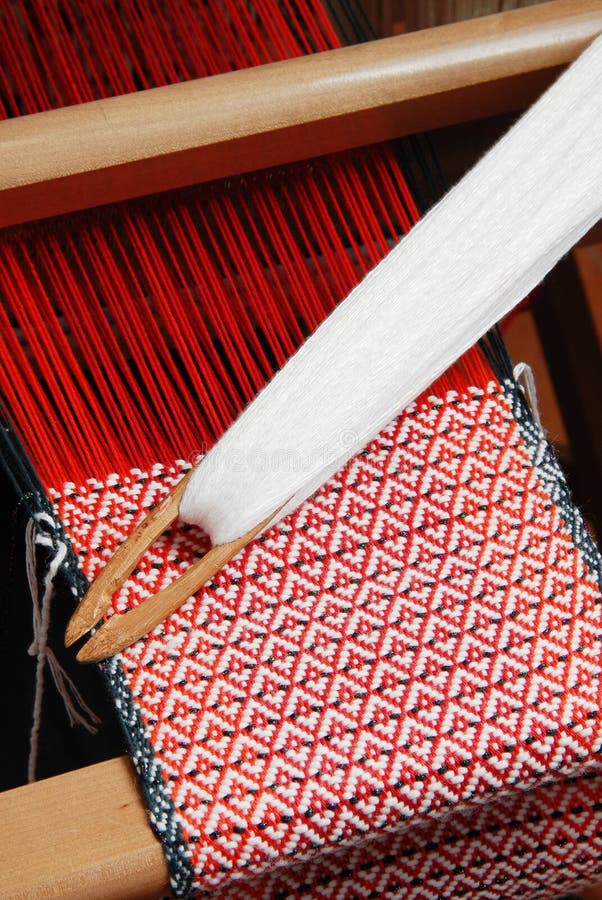 Traditional Weaving Hand Loom Stock Image - Image of tool, color: 58457795